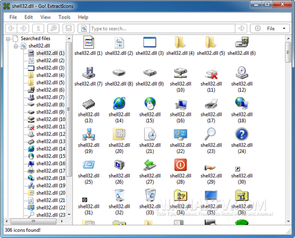 Extract Icons from EXE and DLL Files with ExtractIcons Extract Icons from EXE and DLL Files with ExtractIcons