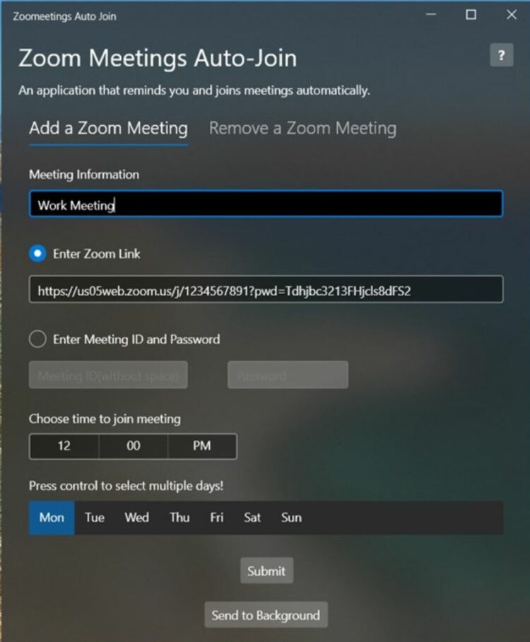 How to Automatically Join Zoom Calls at the Specified Time