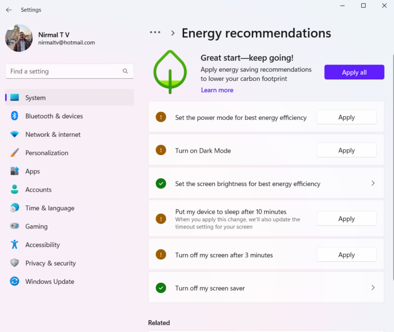 How to Enable Energy Management in Windows 11