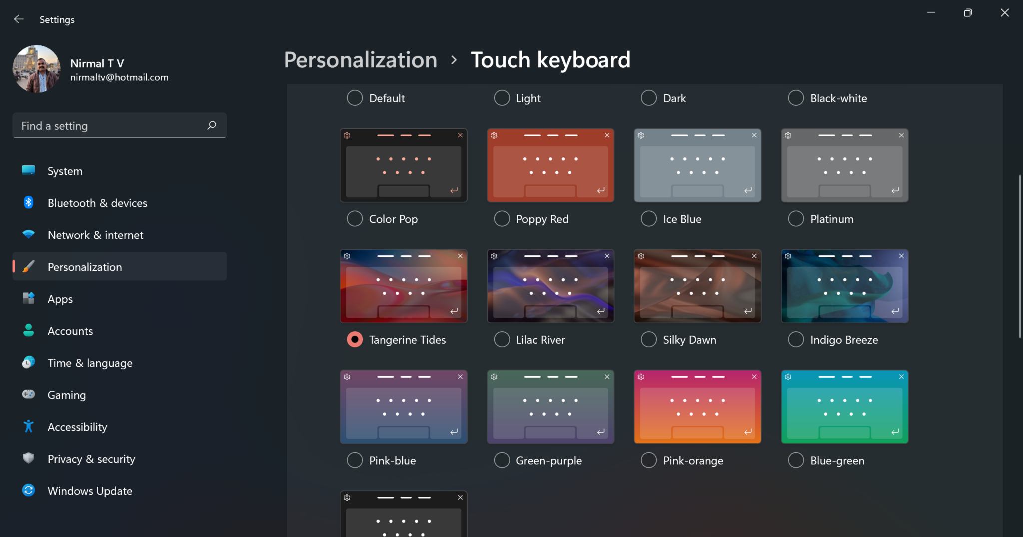 How to Change Keyboard Theme on Windows 11